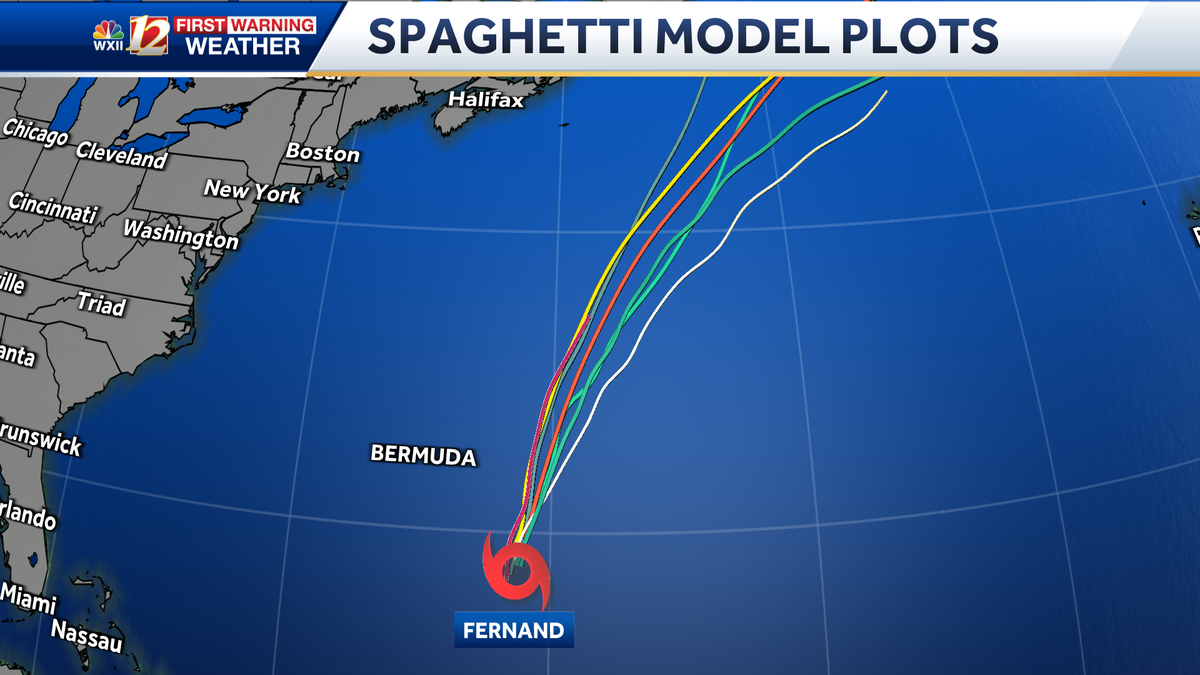 Tropical Storm Fernand in the Atlantic, watching the Caribbean