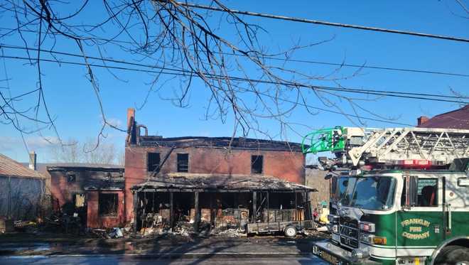 Fire destroys home in Franklin County