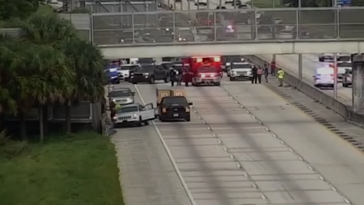 FHP: Wrong-way driver causes I-95 crash, carjacks FedEx truck