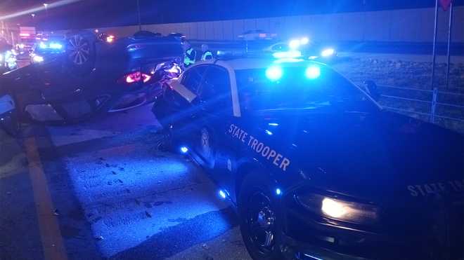 Two hospitalized after crash involving FHP trooper vehicle on I-75 in ...