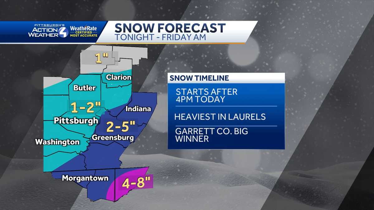 Ready! Set! Snow! Thursday is an Impact Day in Pittsburgh