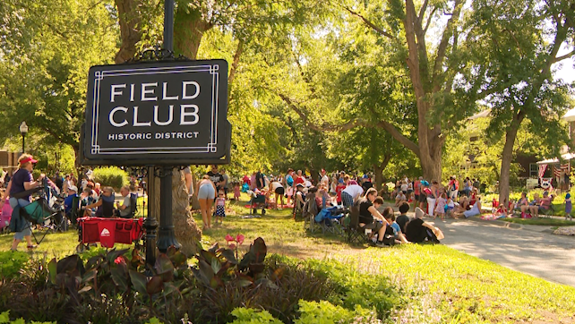 Field Club holds 41st Independence Day parade Tuesday