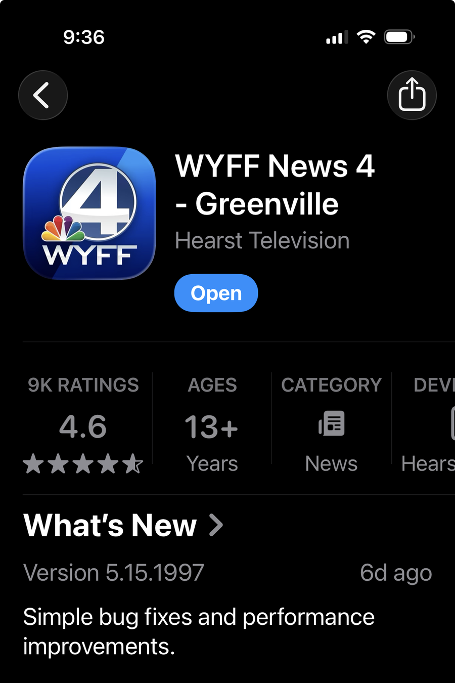 Weather alerts from WYFF News 4