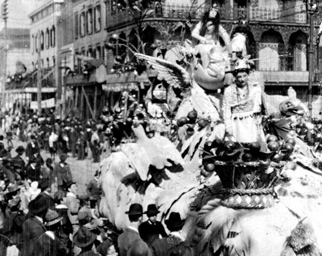 Louisiana New Orleans Rex parade 1898 footage