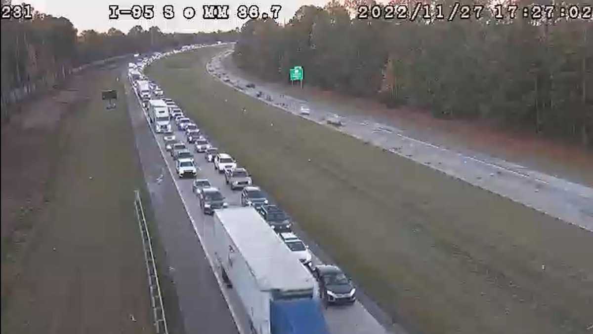 Update: Crash on I-95 near Yemassee has been cleared