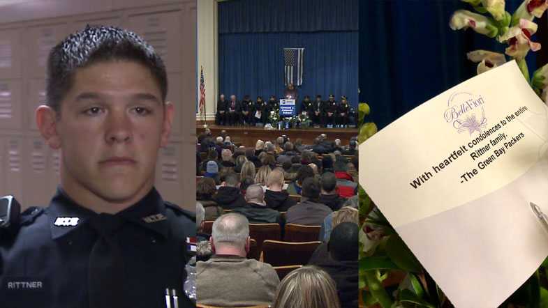Hundreds Show Up At Vigil To Pay Tribute To Fallen Officer