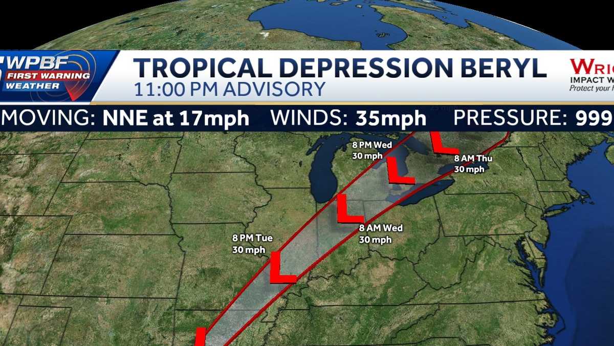 Tracking Hurricane Beryl: Latest computer models and maps