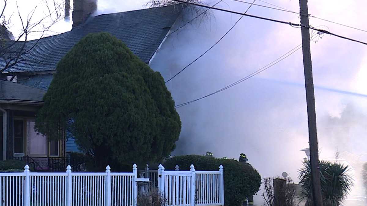 Firefighters respond to house fire, reports of possible explosives ...