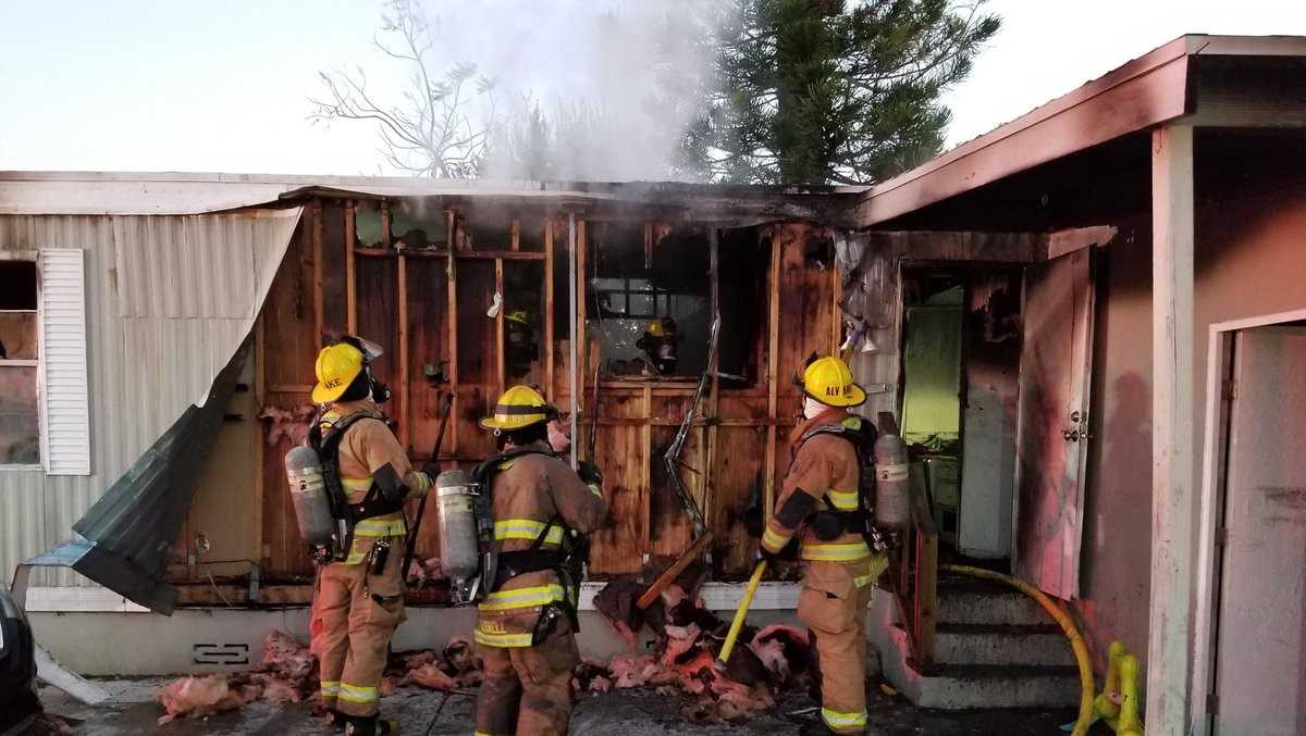House fire displaces family north of Fort Pierce