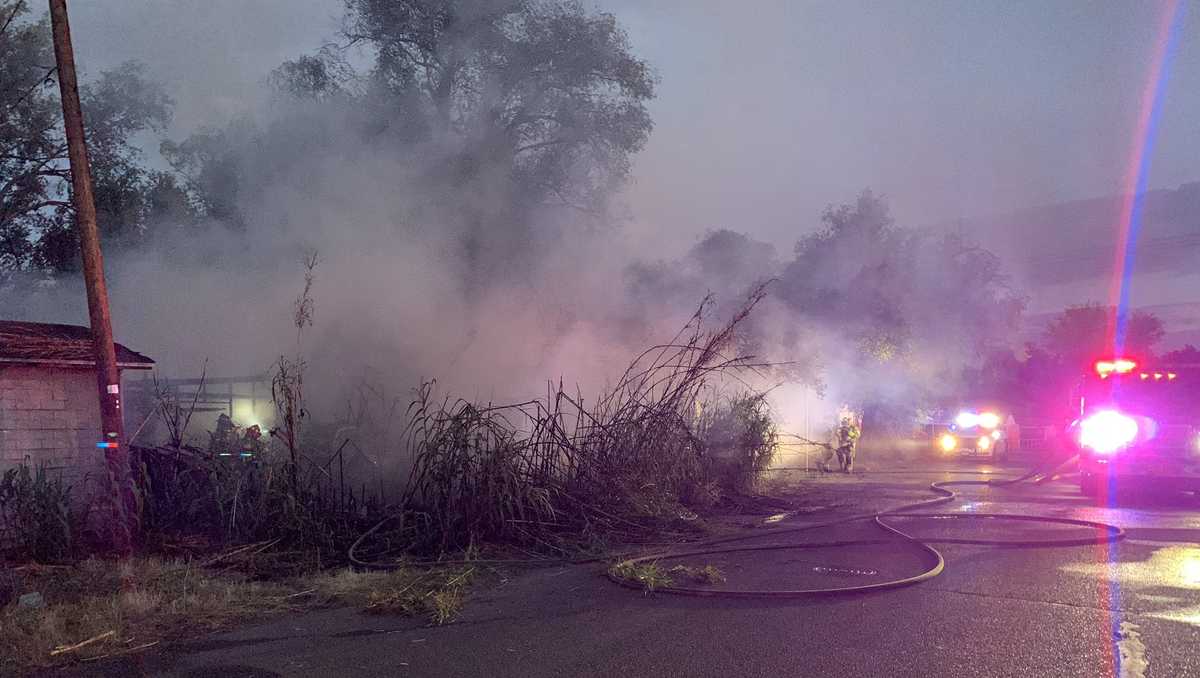 BCFD fights fire in the South Valley