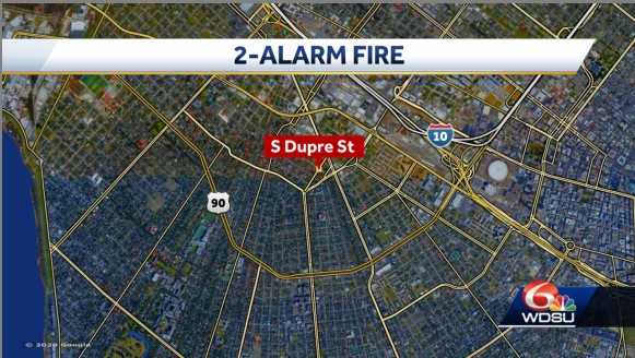 NOFD responds to 2-alarm fire