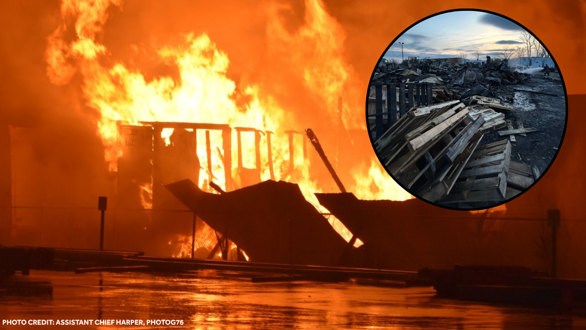 Fire, explosions destroy lumber warehouse in Lebanon; photos show damage