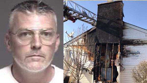 Arson, child endangerment charges for dad who lit home on fire with ...