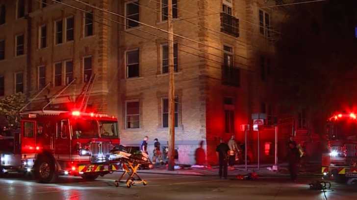 Crews put out fire at two buildings miles apart in Covington