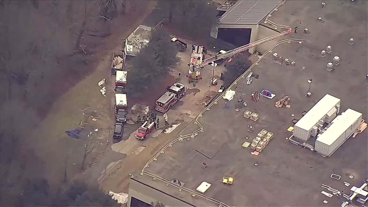 Firefighters battle fire on roof of Moderna facility in Norwood