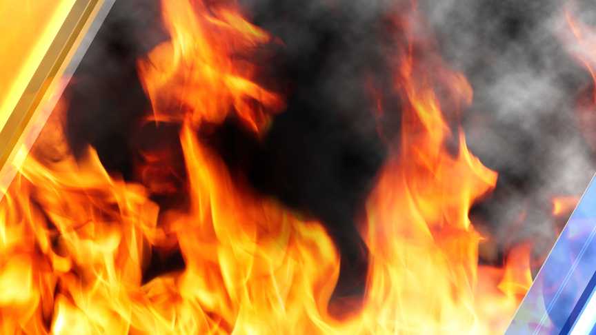 Man airlifted to hospital after house fire