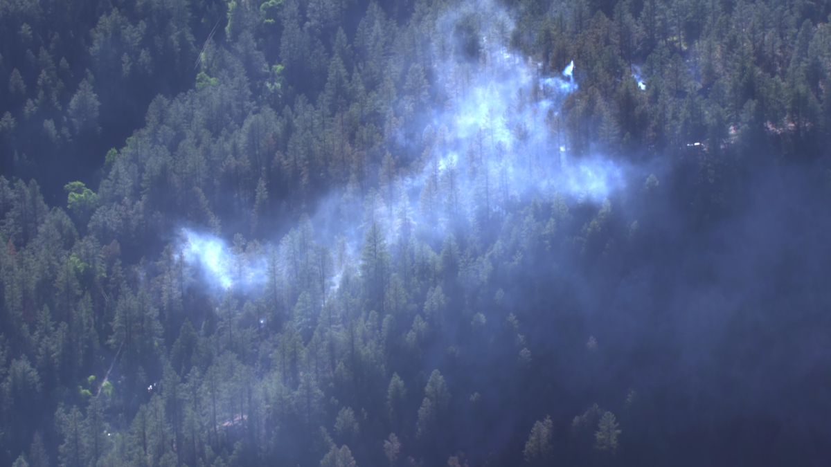 Fire in the Santa Fe National Forest