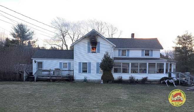 Homeowner helps contain house fire to bedroom in Ferrisburgh, Vermont