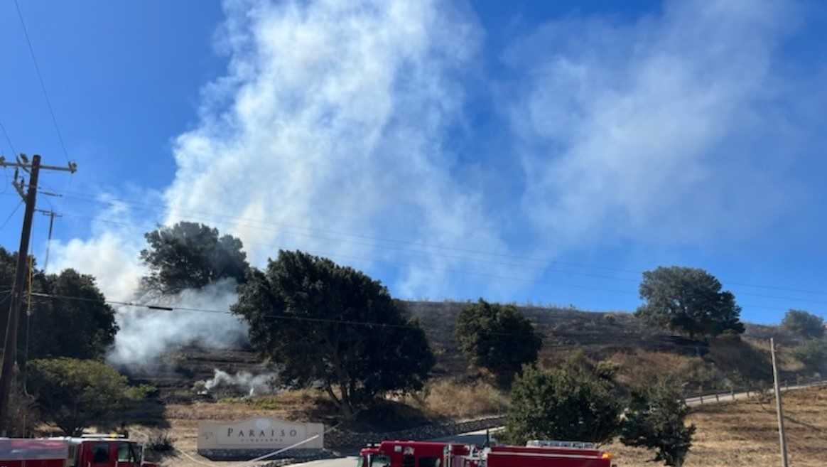 Cal Fire battles fire in South Monterey County