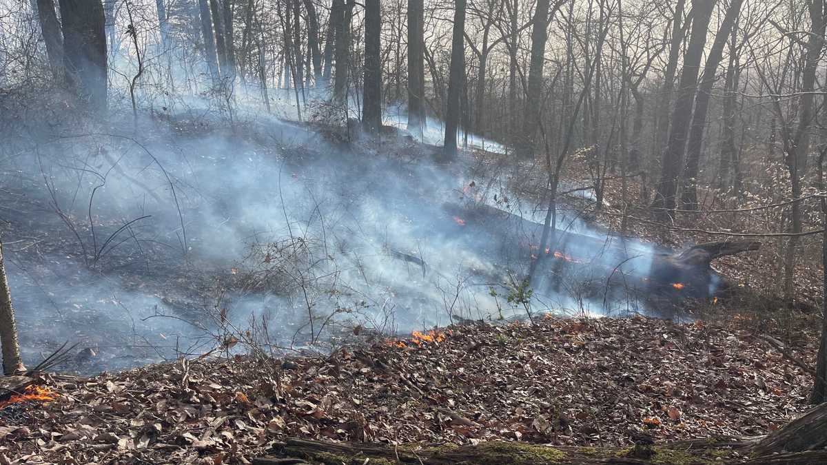 Crews spend several hours working to control 3-acre fire at Iroquois Park