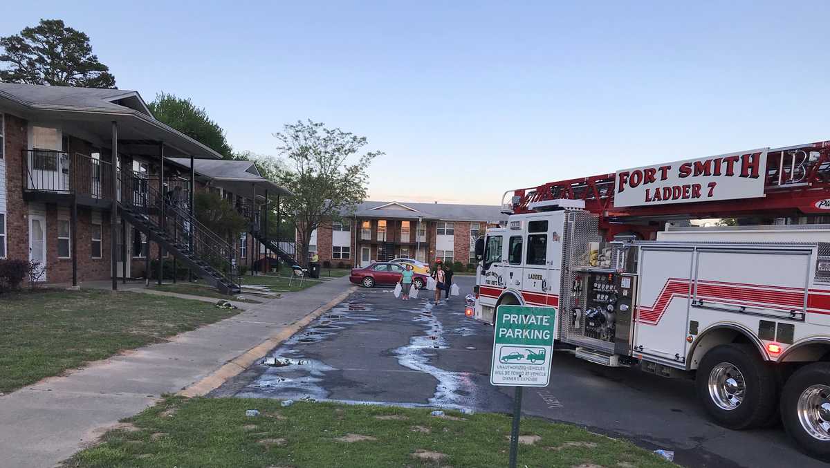 Two people taken to hospital after fire in Fort Smith