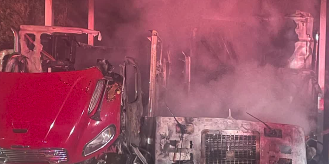 Maitland fire station goes up in flames, officials report damage