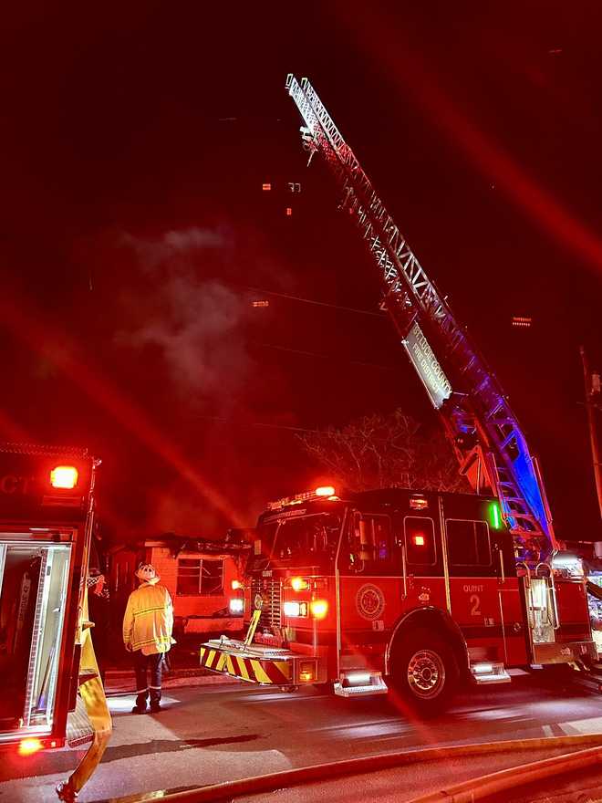 St. Lucie County Fire Rescue responds to intense house fire