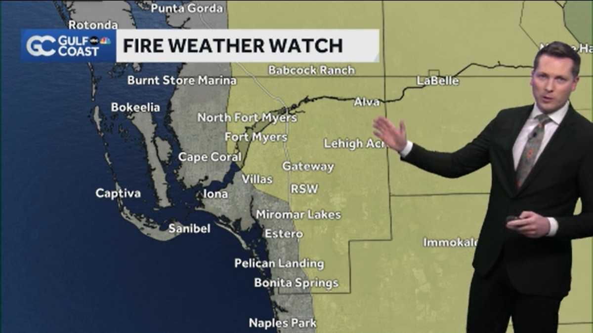 Fire Weather Watch active on Thursday