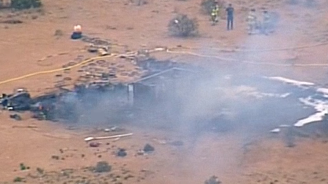 Fire and law enforcement agencies respond to fire west of Rio Rancho