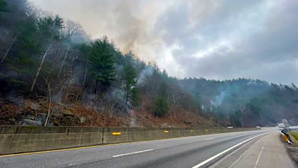 North Carolina: Fire burning could impact Interstate 40 drivers