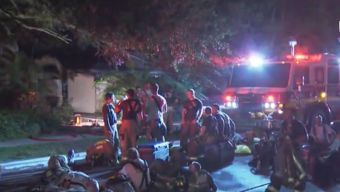 Crews battle house fire in Altamonte Springs