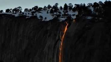 10 spectacular photos of Yosemite's glowing firefall