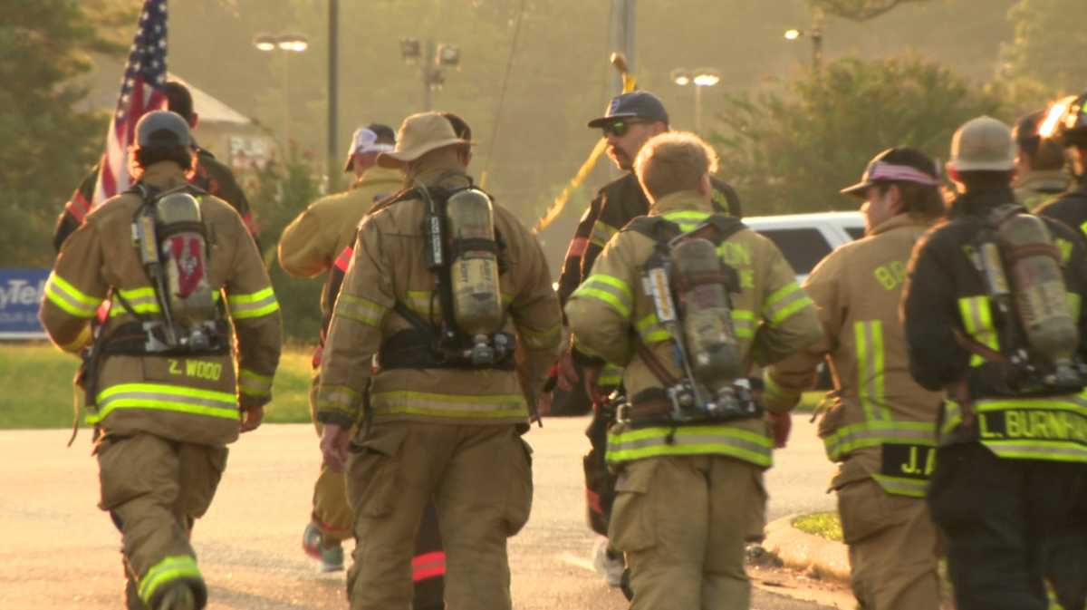 Firefighters, first responders trek around the Rez for 9/11 Memorial Run
