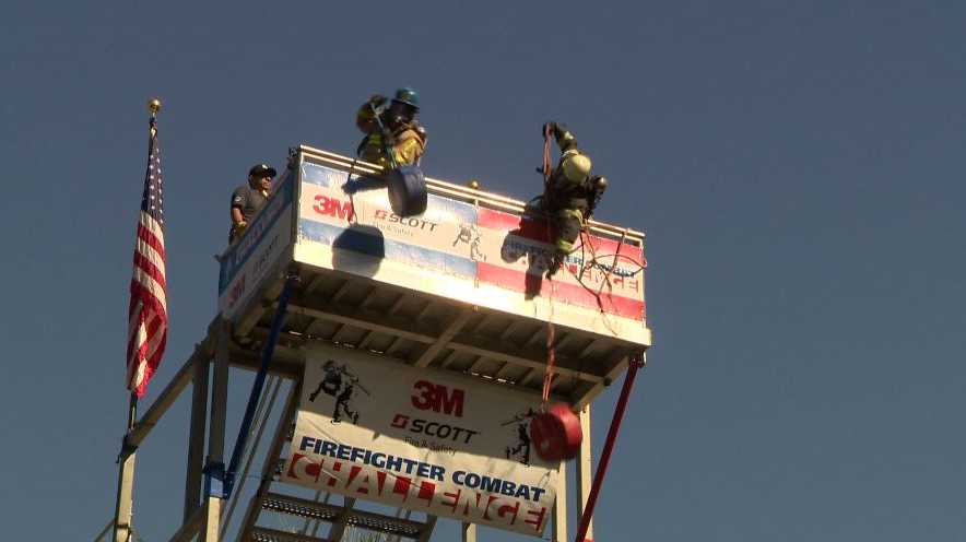 International firefighters competition based on real-life challenges
