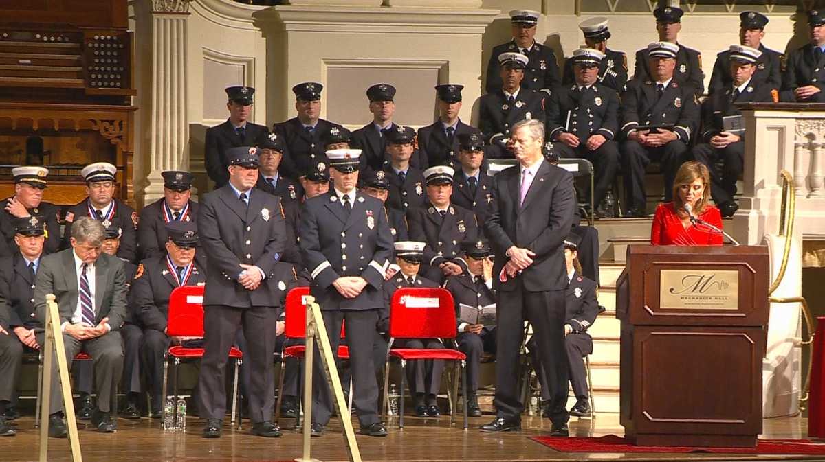 Massachusetts firefighters honored for bravery at annual awards ceremony
