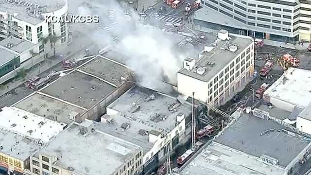 11 firefighters injured in Los Angeles as crews respond amid explosion ...