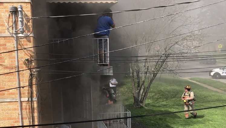 Woman Jumps From Westwood Apartment Balcony To Escape Blaze