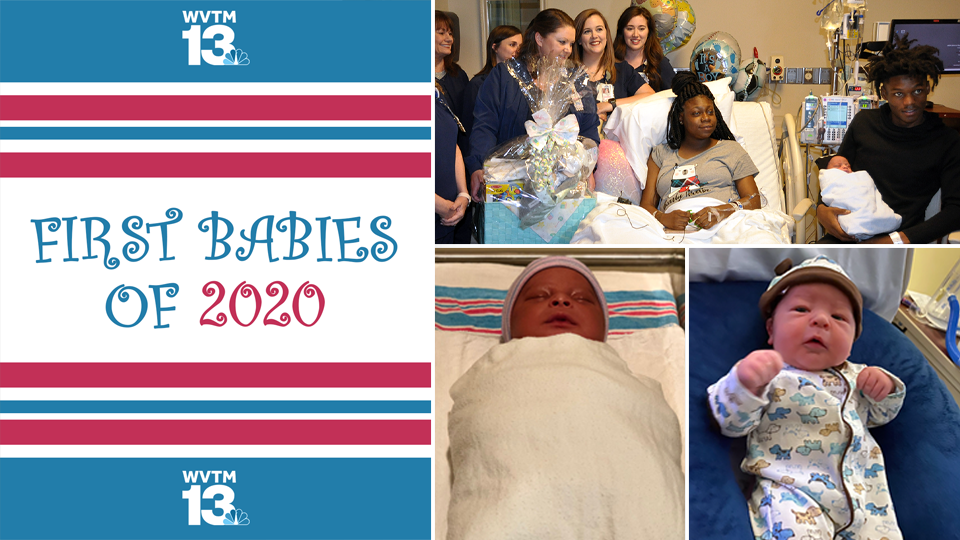 FIrst babies of 2020 born in central Alabama