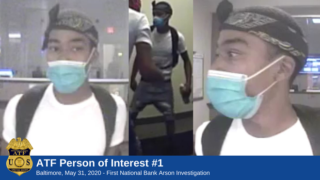 ATF seeks to ID 5 suspects related to setting fire of First National Bank