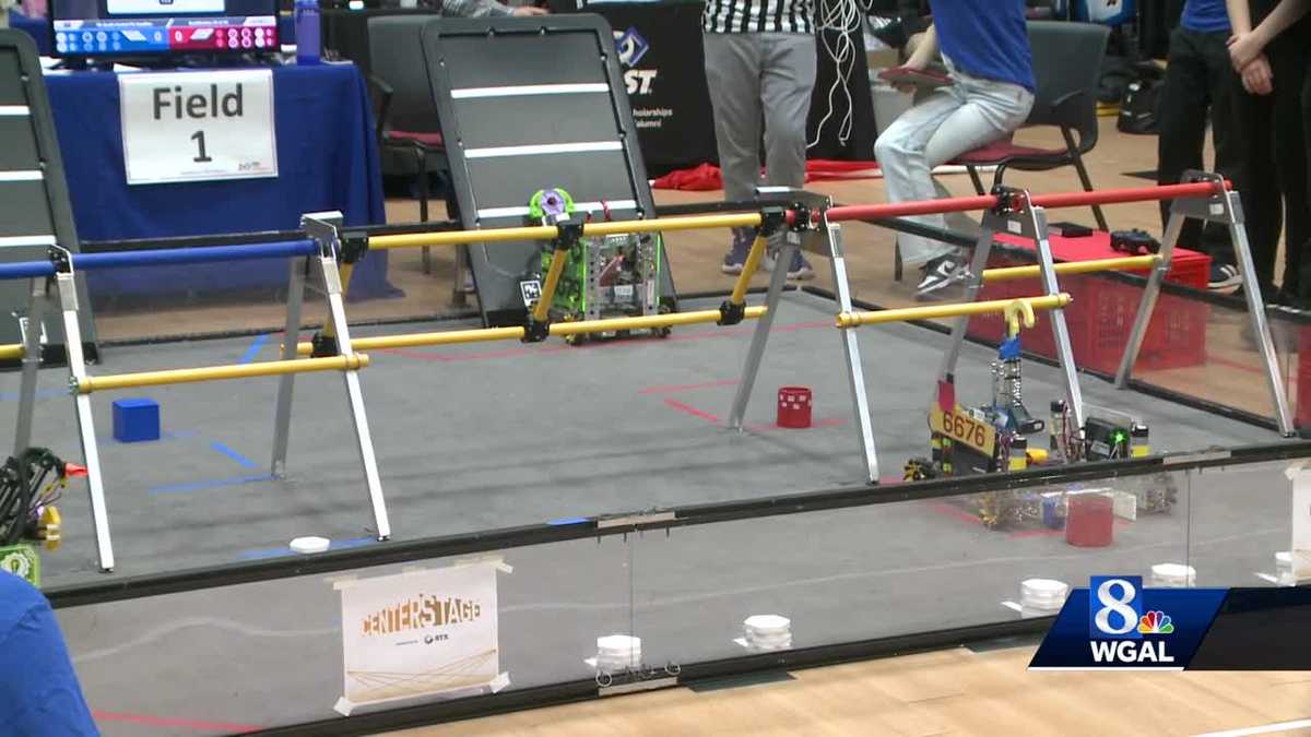 Kids of all ages competed together in FIRST Robotics Qualifier in Lancaster