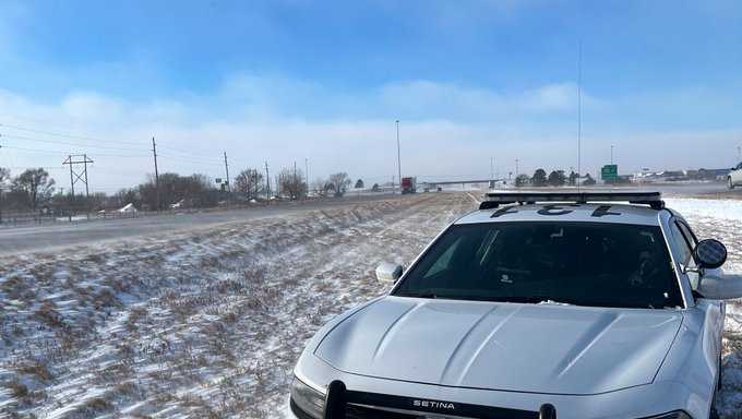 Nebraska State Patrol assists more than 500 motorists during snow, cold