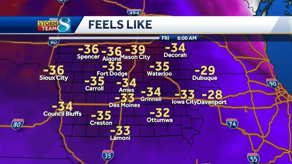 Dangerous winter storm, frigid wind chills coming to Iowa this week