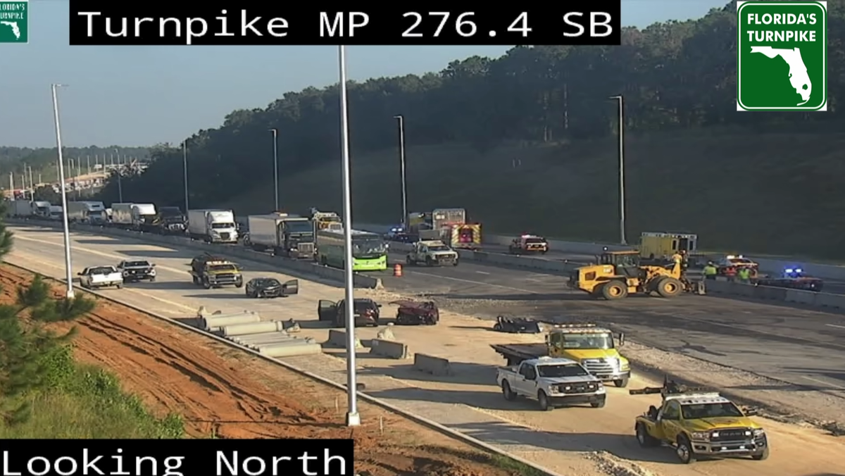 Shutdown on Florida Turnpike in Lake County cleared