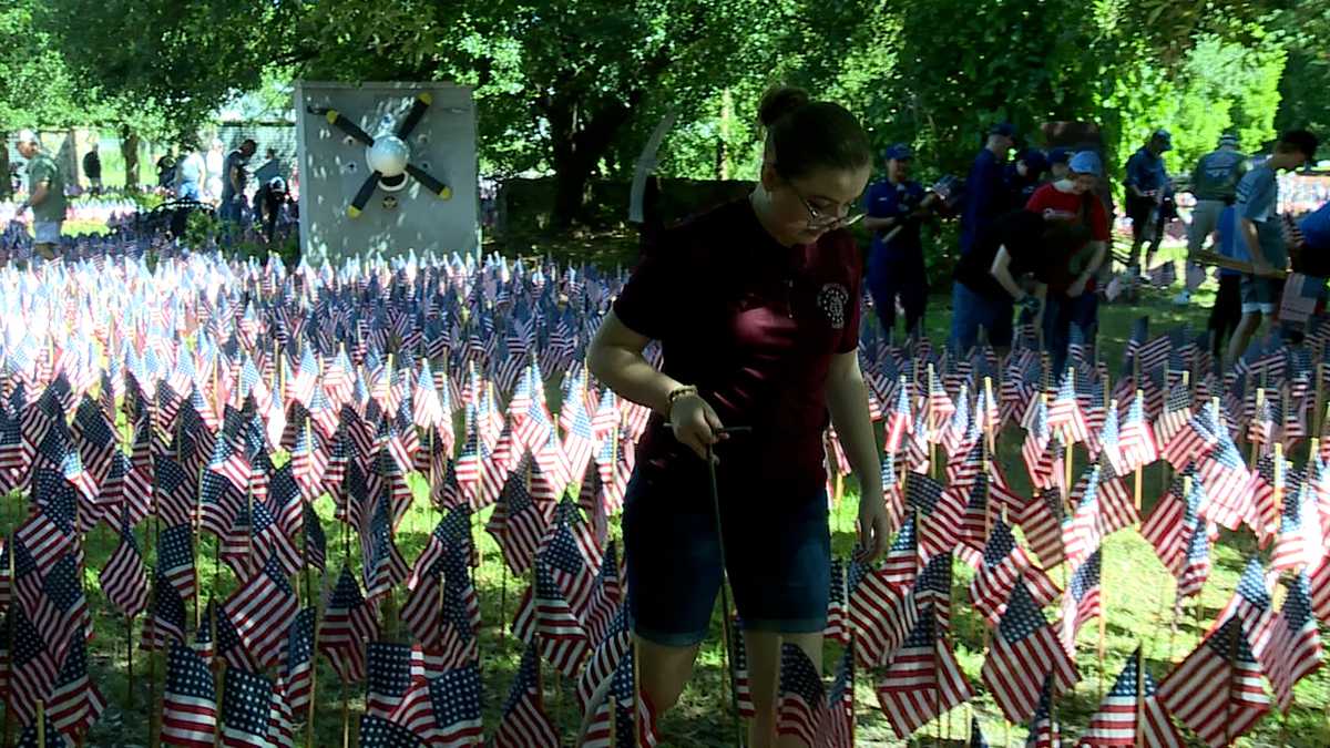 Pooler: Flags for the Fallen ceremony to honor fallen airmen