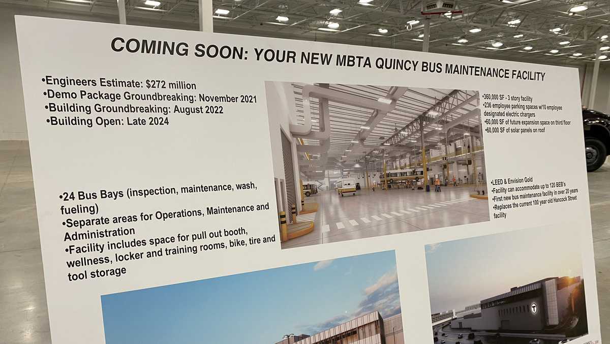 Influx of federal money helps fund new MBTA bus facility in Quincy
