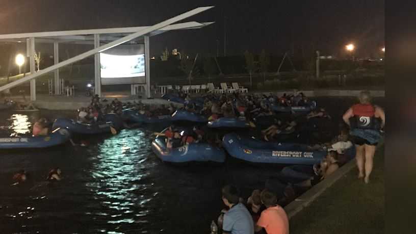 You can watch ‘Jaws’ while floating on water at OKC Riversport