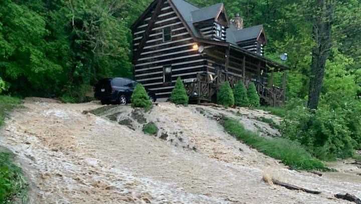 Heavy rains moved across the tristate causing high water and flood damage