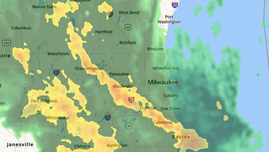 Flood Warning extended for most of southeastern Wisconsin until 3:00 a.m.