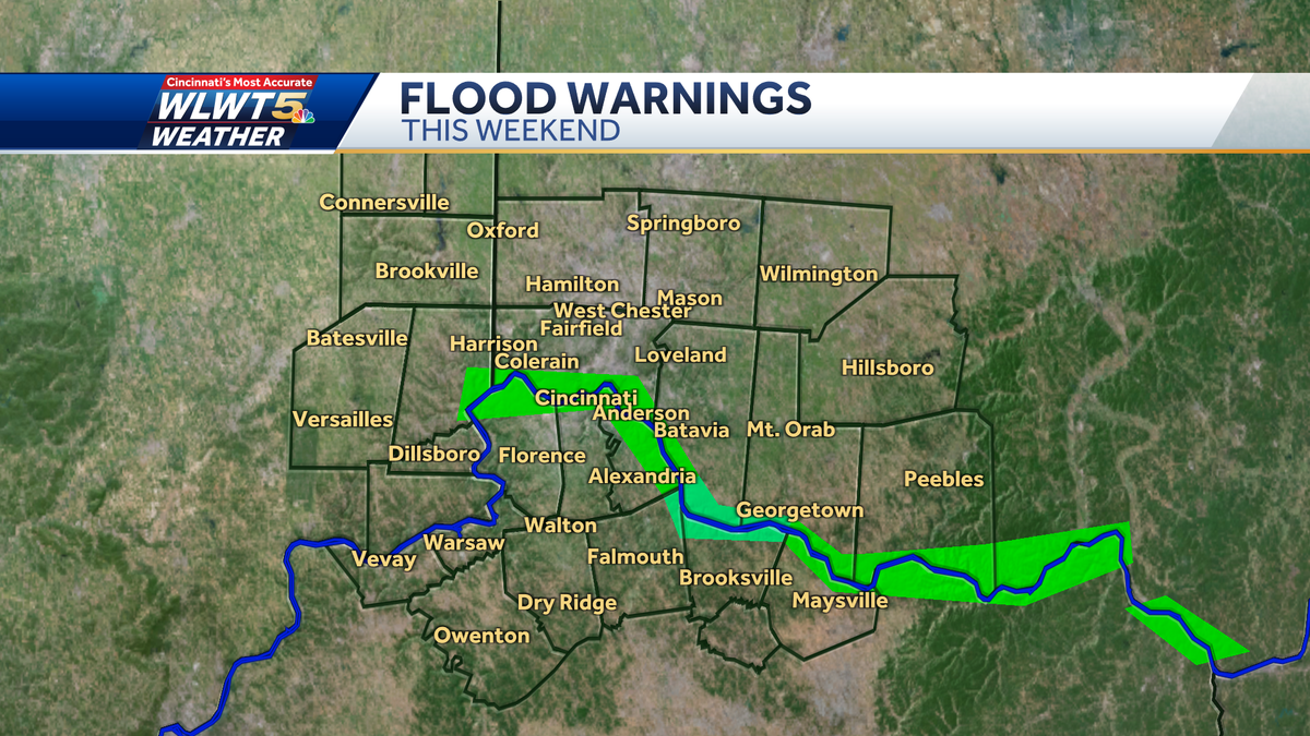 Ohio River to reach minor flood stage at Cincinnati