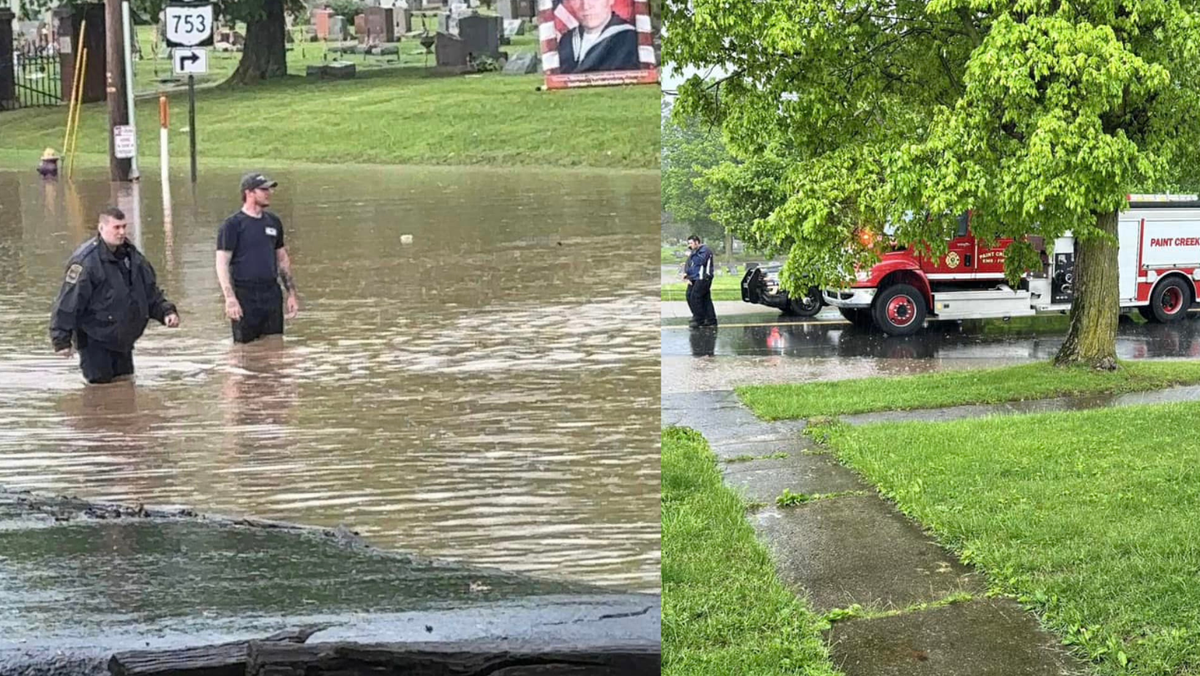 Flash flooding displaces around 40 residents in Highland County